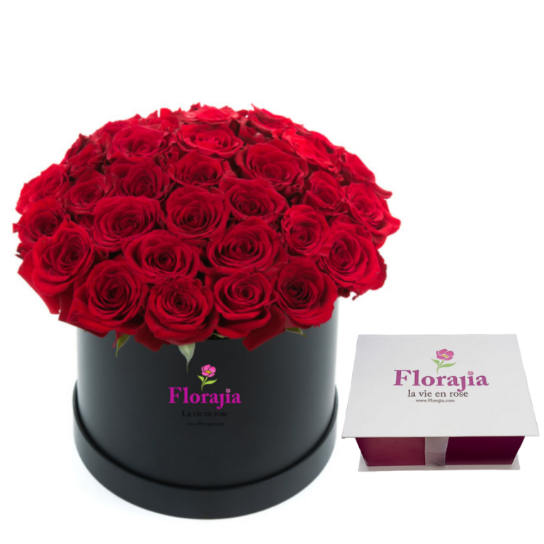 bouquet de rose et des fleurs rouge livraison à domicile au Maroc